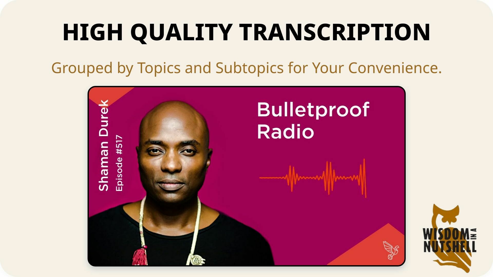 Biohacker Meets Spirit Hacker Shaman Durek #517 Audio Episode 2 ...