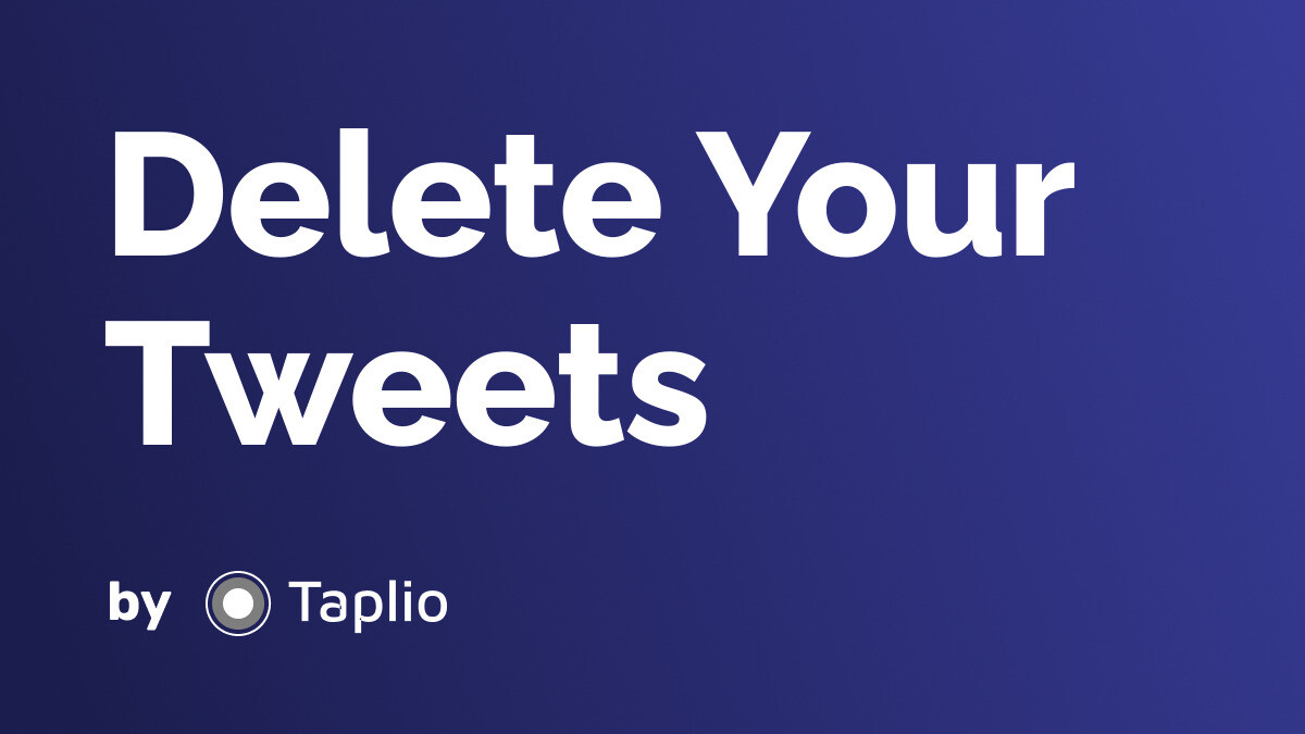Tweet Deleter - Delete all your Tweets - By Tweet Hunter