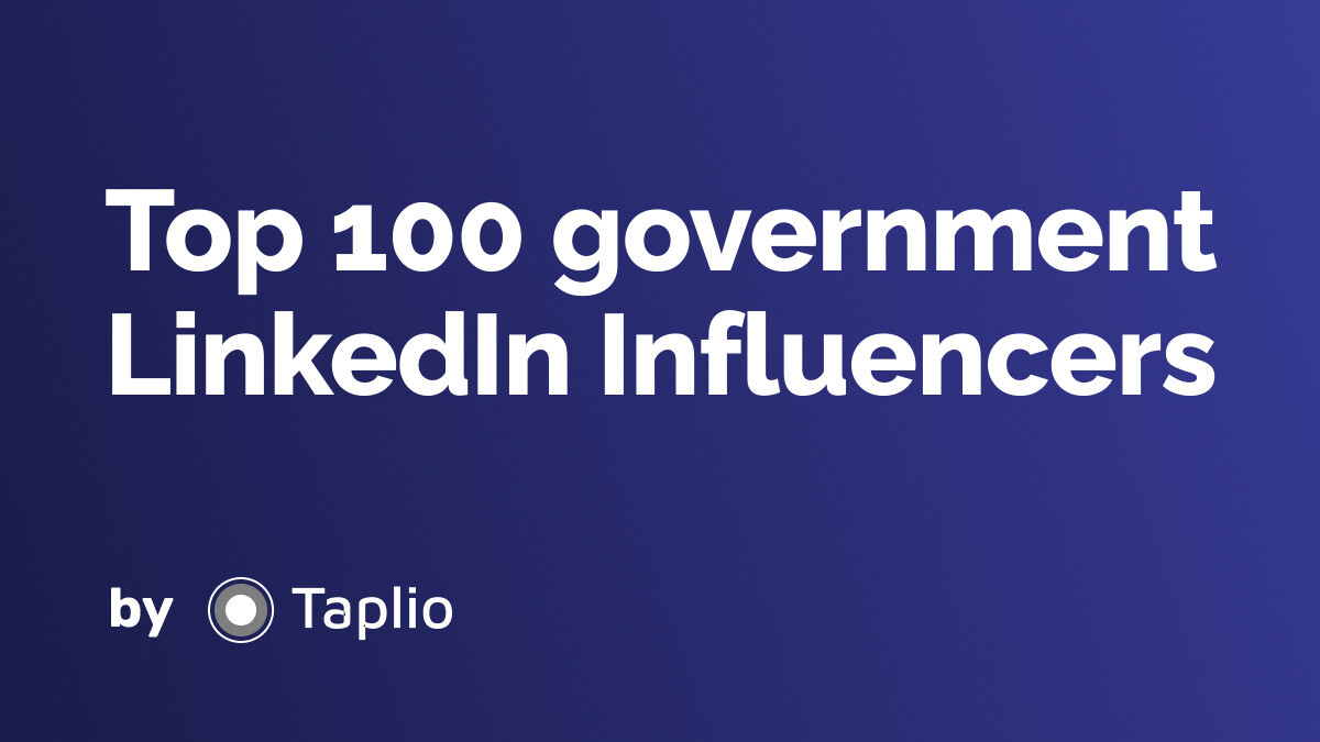 The 100 Best Linkedin Influencers about government