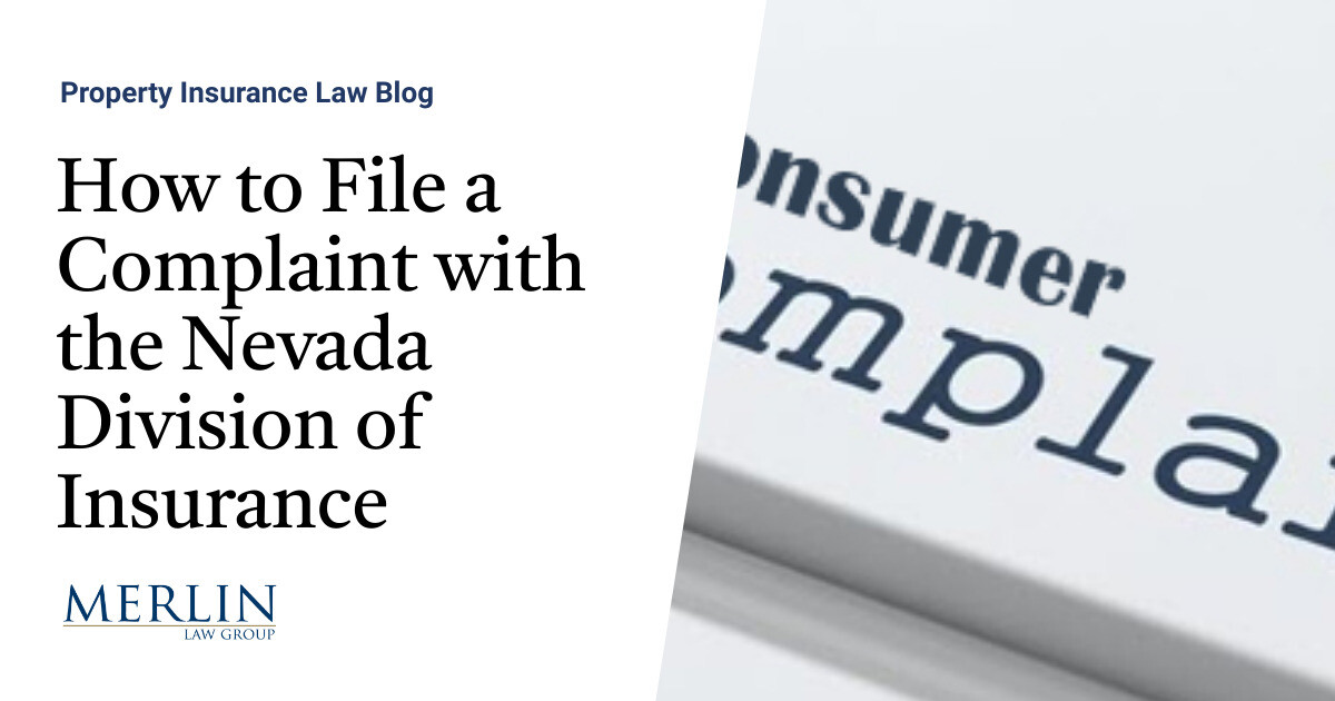 How to File a Complaint with the Nevada Division of Insurance ...
