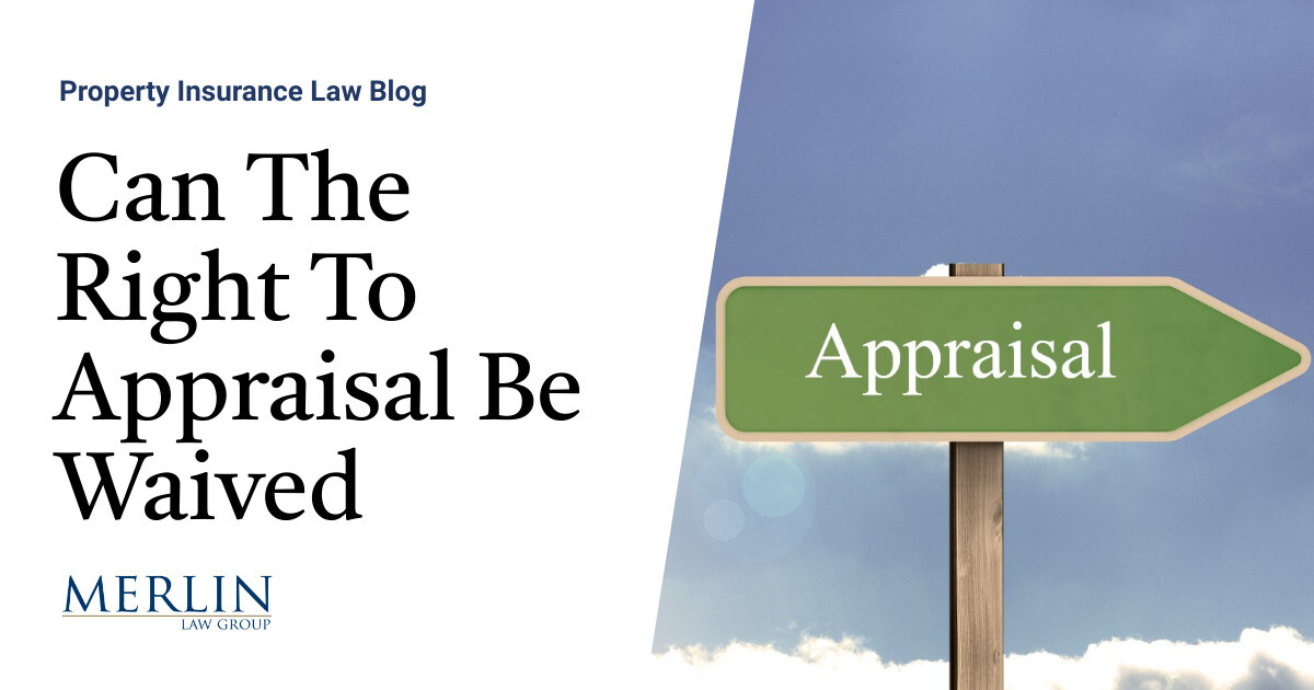 Can The Right To Appraisal Be Waived? A Louisiana Perspective Worthy of ...