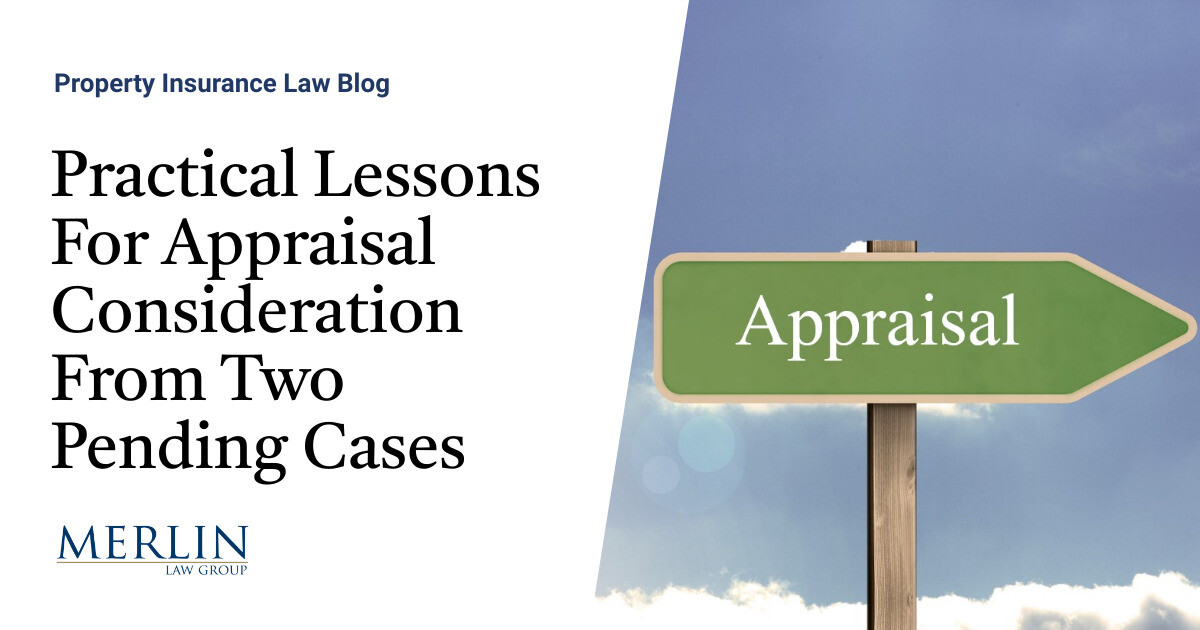 Practical Lessons For Appraisal Consideration From Two Pending Cases ...