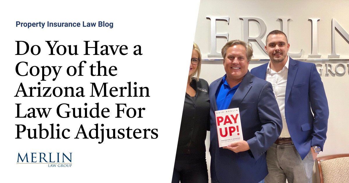 Do You Have a Copy of the Arizona Merlin Law Guide For Public Adjusters ...