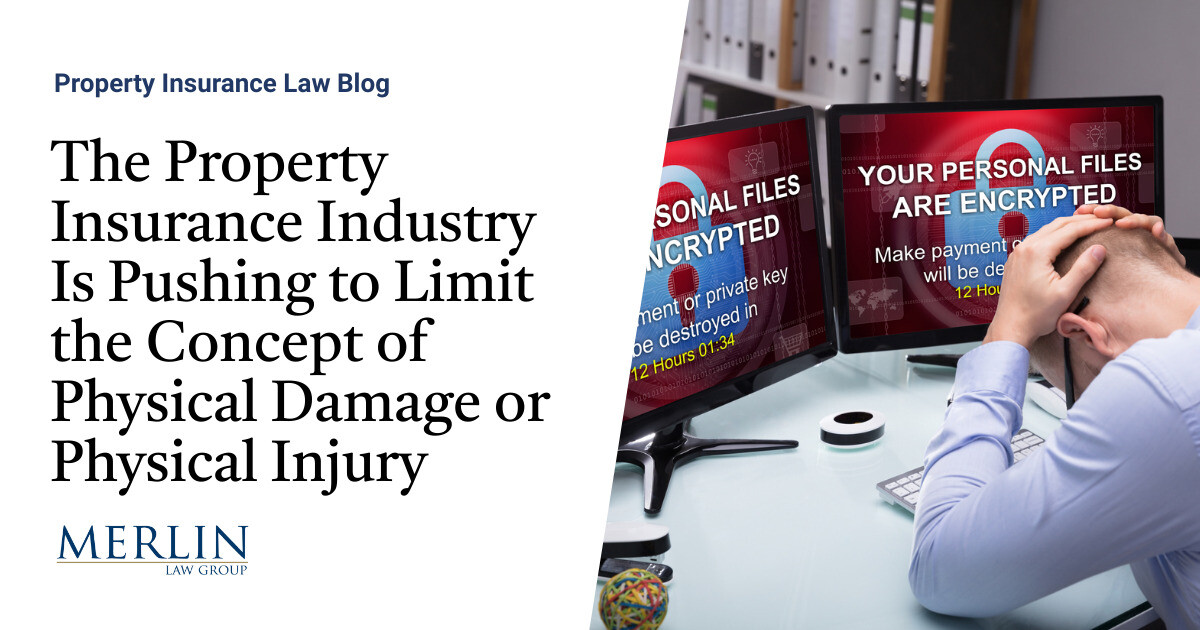 The Property Insurance Industry Is Pushing to Limit the Concept of ...