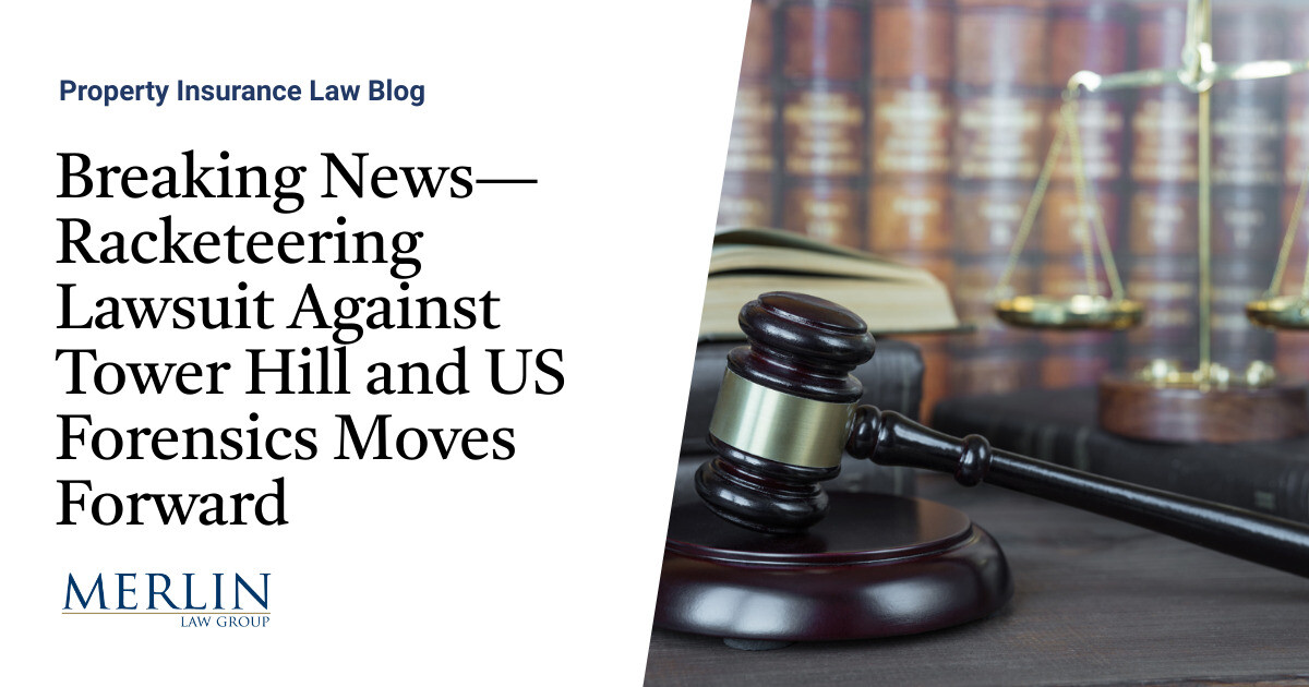 Breaking News—Racketeering Lawsuit Against Tower Hill and US Forensics ...