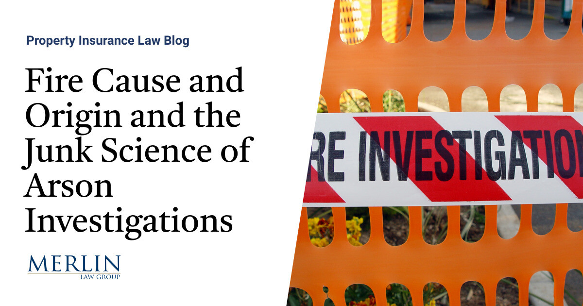 Fire Cause and Origin and the Junk Science of Arson Investigations ...