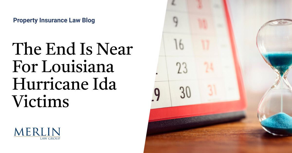 The End Is Near For Louisiana Hurricane Ida Victims | Property ...