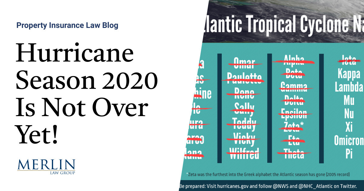 Hurricane Season 2020 Is Not Over Yet! | Property Insurance Coverage ...