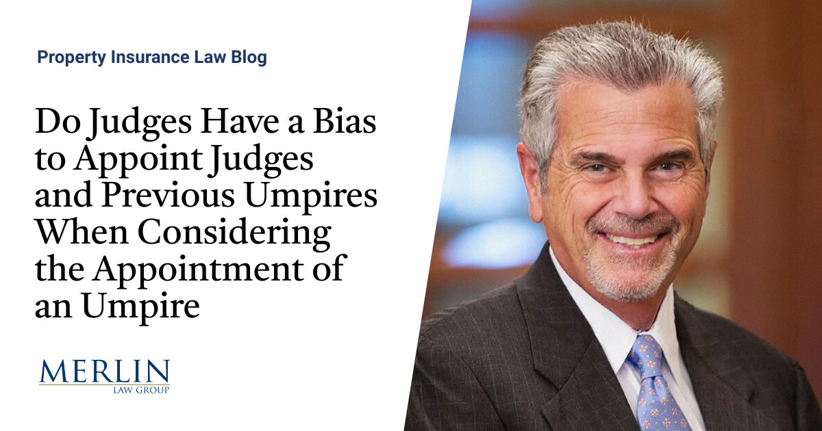 Do Judges Have a Bias to Appoint Judges and Previous Umpires When ...