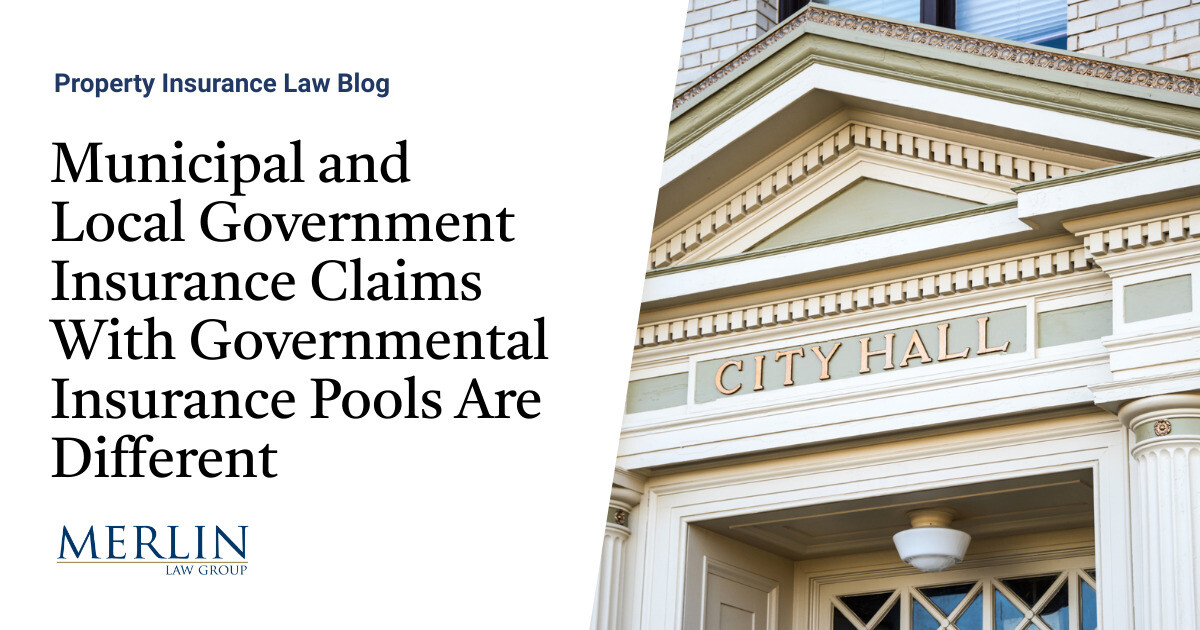 Municipal and Local Government Insurance Claims With Governmental ...