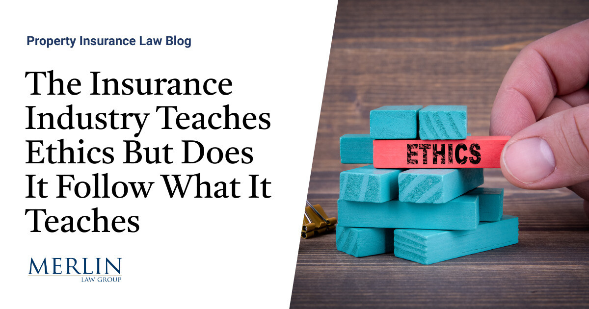 The Insurance Industry Teaches Ethics But Does It Follow What It ...