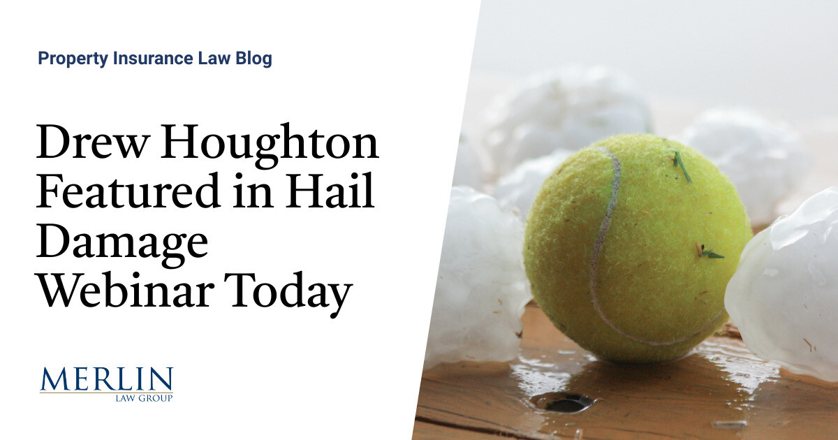 Drew Houghton Featured in Hail Damage Webinar Today | Property ...