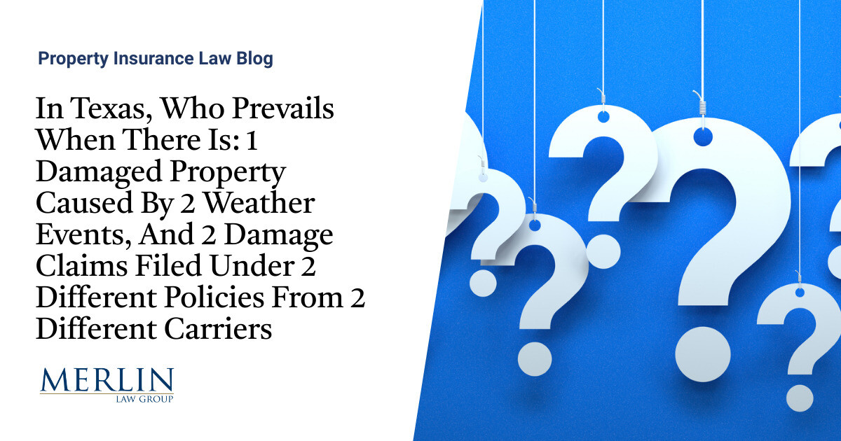 In Texas, Who Prevails When There Is: 1 Damaged Property Caused By 2 ...