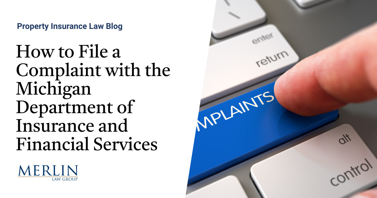 How to File a Complaint with the Michigan Department of Insurance and ...
