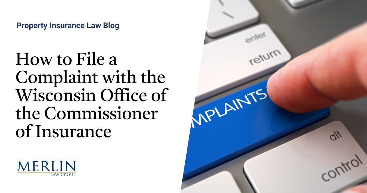 How to File a Complaint with the Wisconsin Office of the Commissioner ...