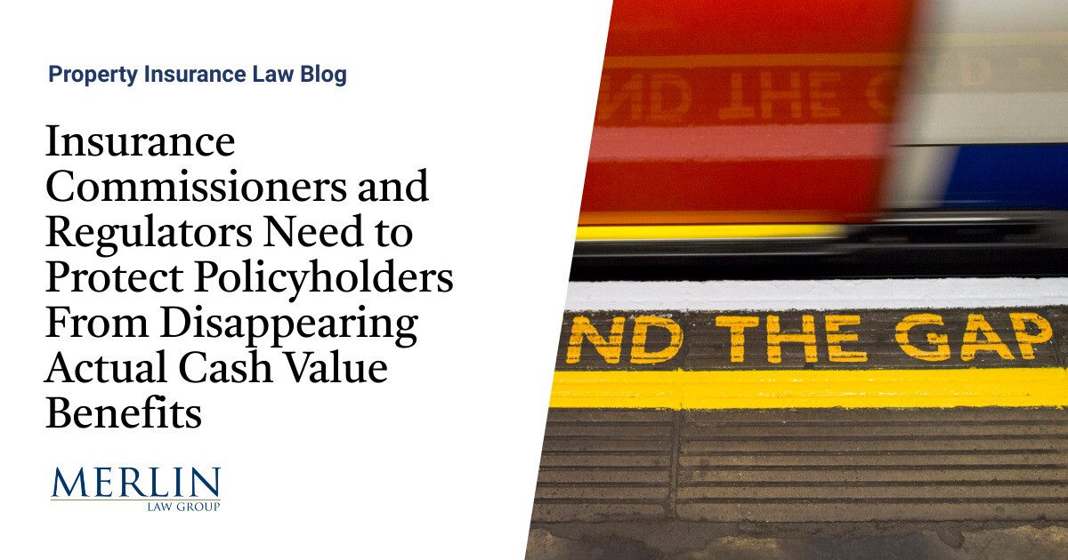 Insurance Commissioners and Regulators Need to Protect Policyholders ...