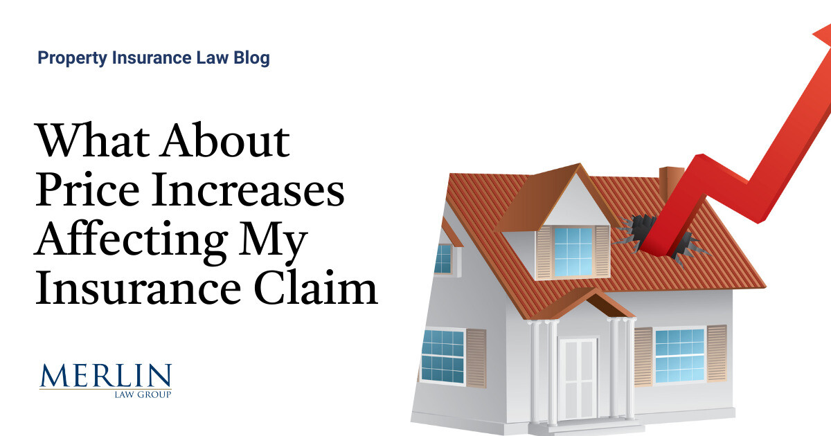 What About Price Increases Affecting My Insurance Claim? Replacement ...