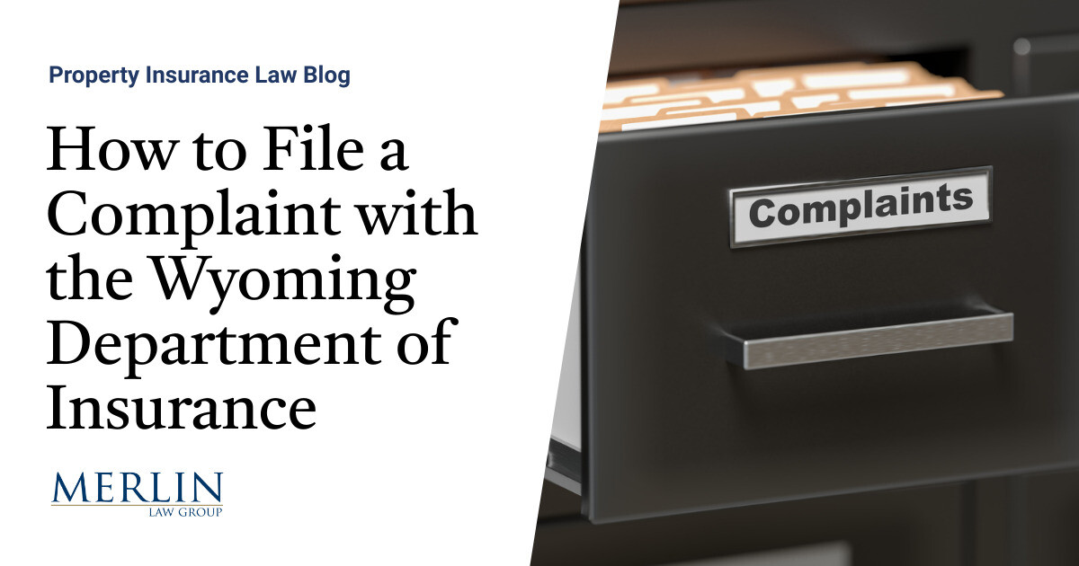 How to File a Complaint with the Wyoming Department of Insurance ...
