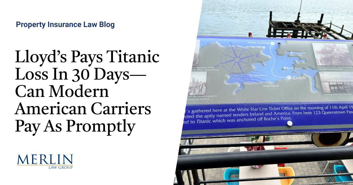 Lloyd’s Pays Titanic Loss In 30 Days—Can Modern American Carriers Pay ...