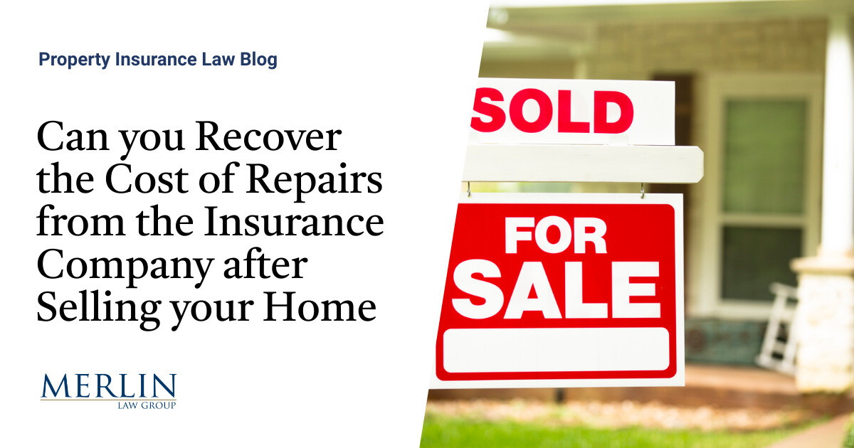 Can you Recover the Cost of Repairs from the Insurance Company after ...
