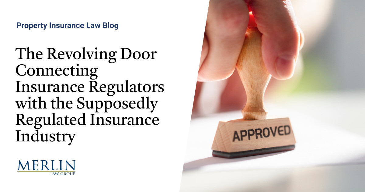 The Revolving Door Connecting Insurance Regulators with the Supposedly ...
