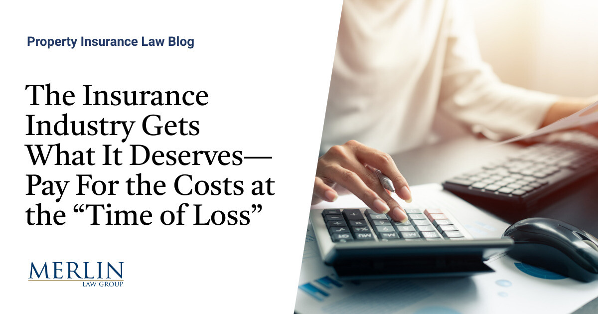 The Insurance Industry Gets What It Deserves—Pay For the Costs at the ...