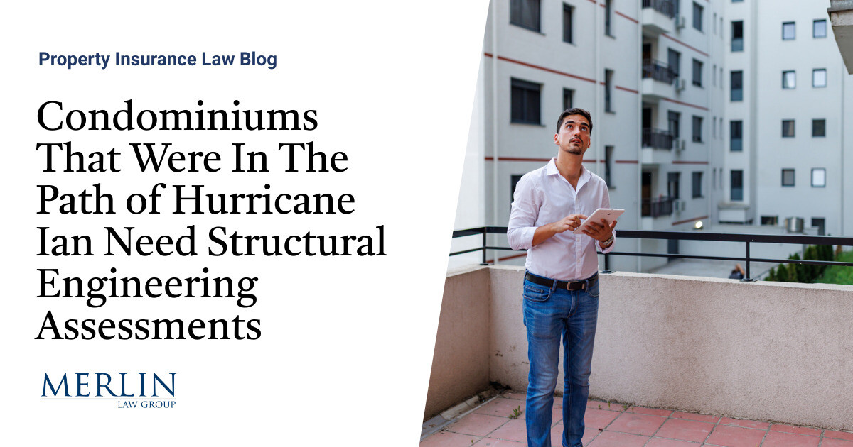 Condominiums That Were In The Path of Hurricane Ian Need Structural ...
