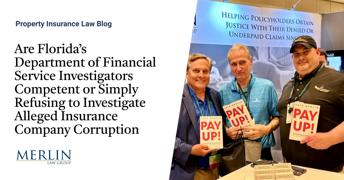 Are Florida’s Department of Financial Service Investigators Competent ...