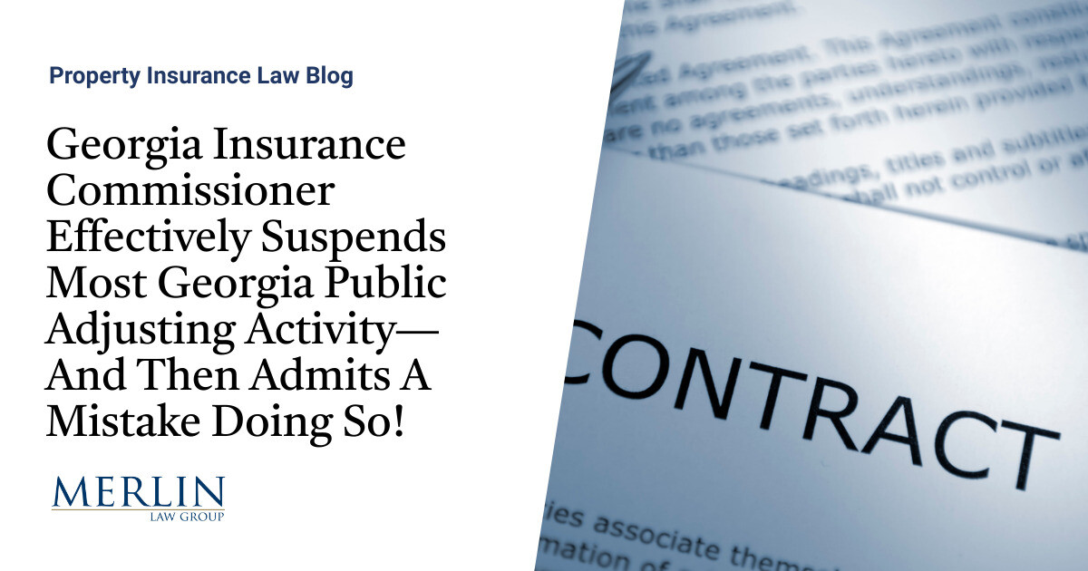 Georgia Insurance Commissioner Effectively Suspends Most Georgia Public ... Georgia Insurance Commissioner Effectively Suspends Most Georgia Public ...