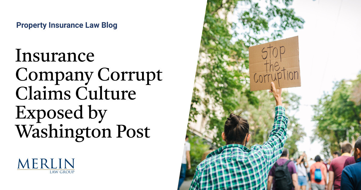 Insurance Company Corrupt Claims Culture Exposed by Washington Post ...