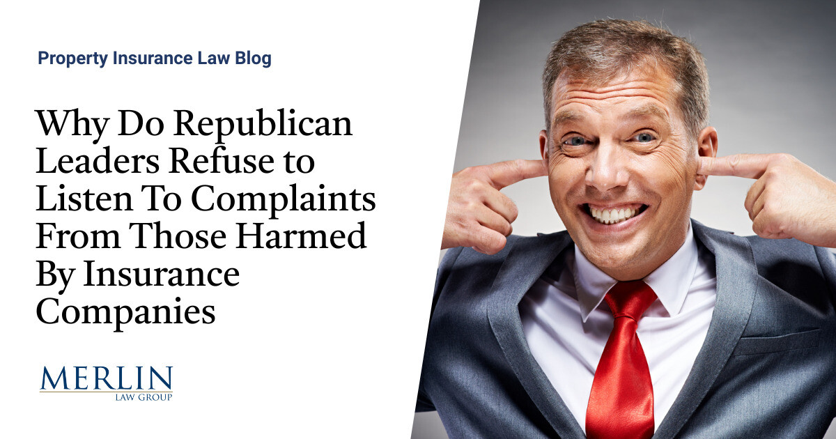 Why Do Republican Leaders Refuse to Listen To Complaints From Those ...