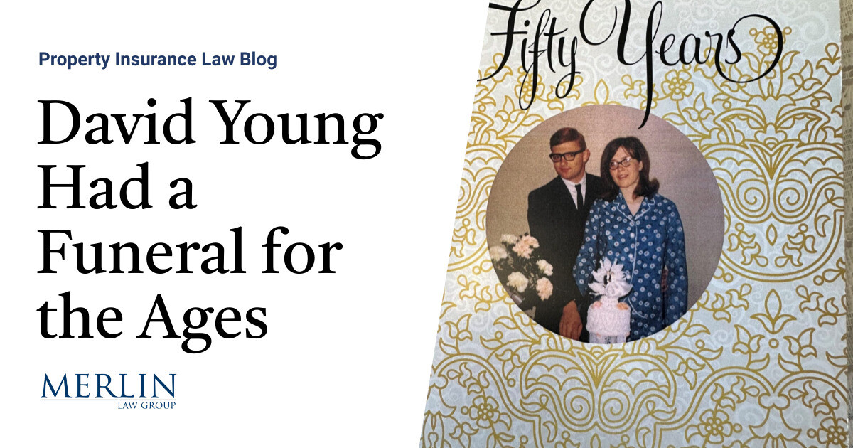 David Young Had a Funeral for the Ages | Property Insurance Coverage ...