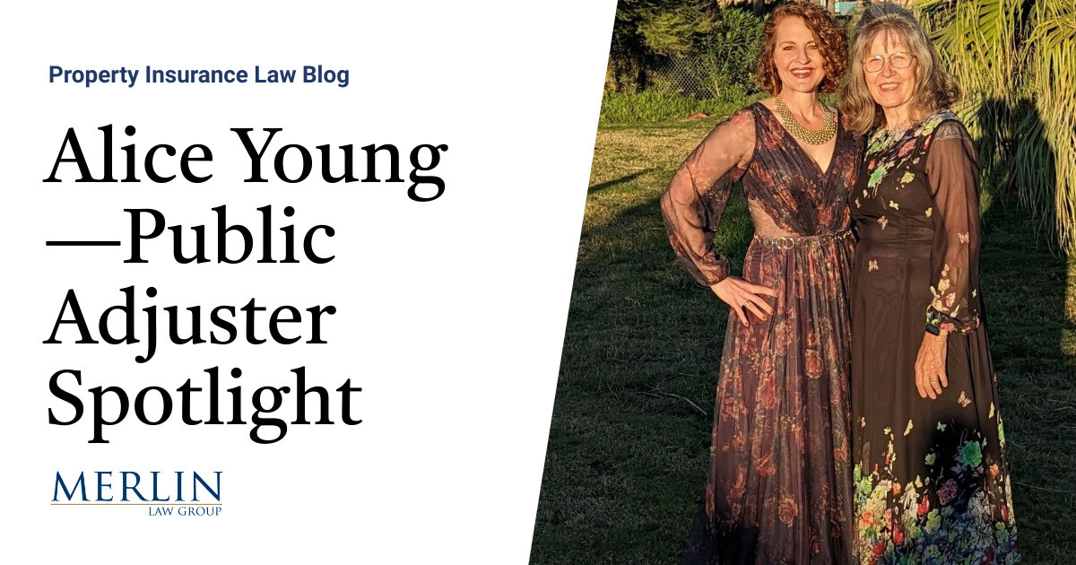 Alice Young—Public Adjuster Spotlight | Property Insurance Coverage Law ...