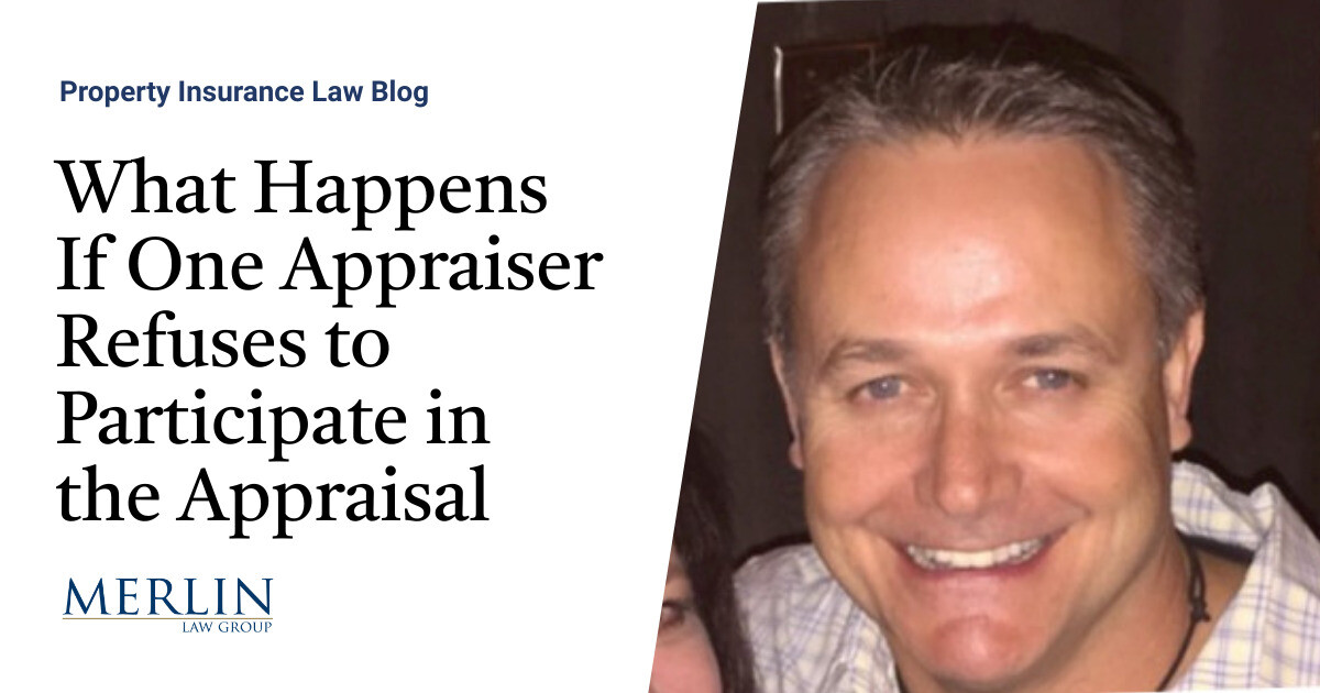 What Happens If One Appraiser Refuses to Participate in the Appraisal ...