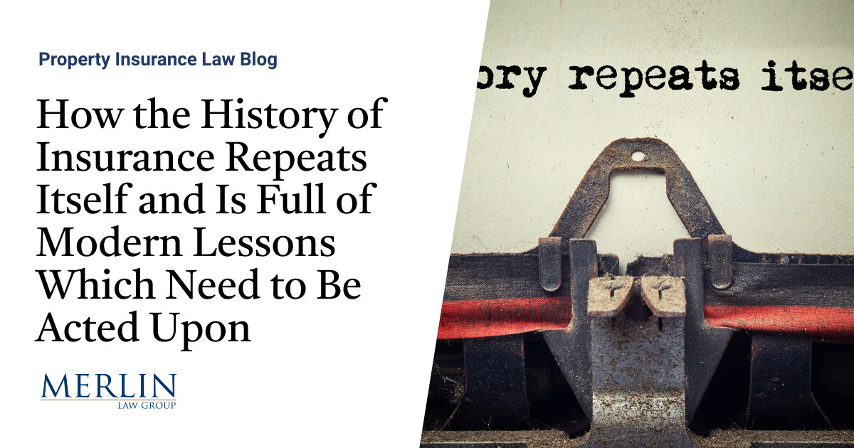 How the History of Insurance Repeats Itself and Is Full of Modern ...
