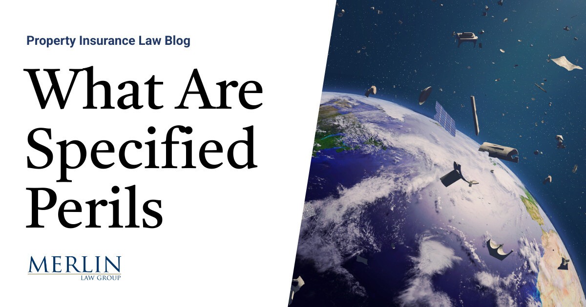 What Are Specified Perils? What Counts as a “Falling Object”? - “Smart ...