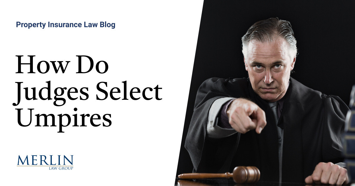 How Do Judges Select Umpires? Some Just Select a Person They Know and ...