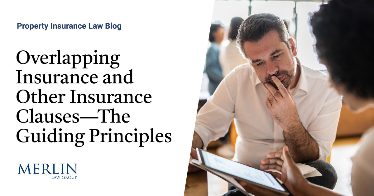 Overlapping Insurance and Other Insurance Clauses—The Guiding ...