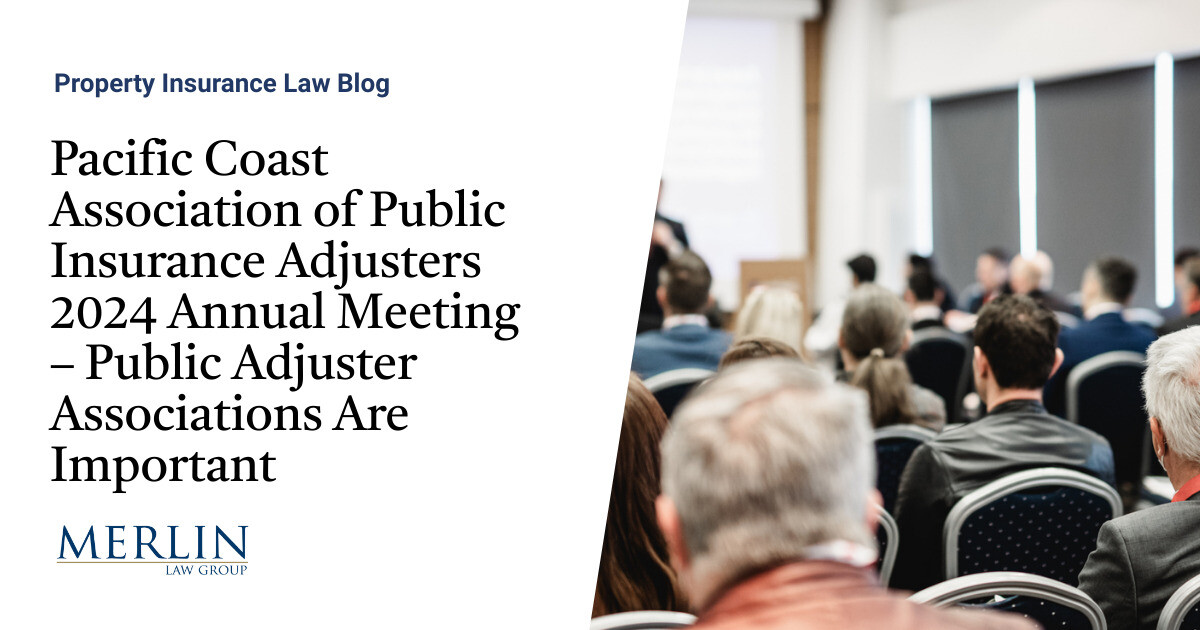 Pacific Coast Association of Public Insurance Adjusters 2024 Annual ...