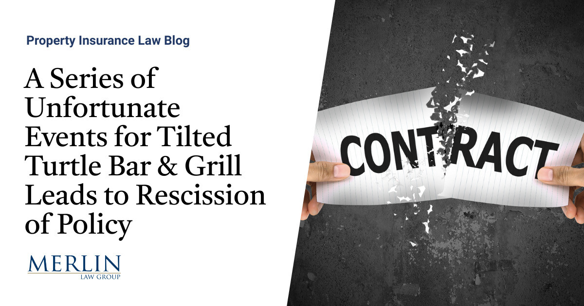 A Series of Unfortunate Events for Tilted Turtle Bar & Grill Leads to ...