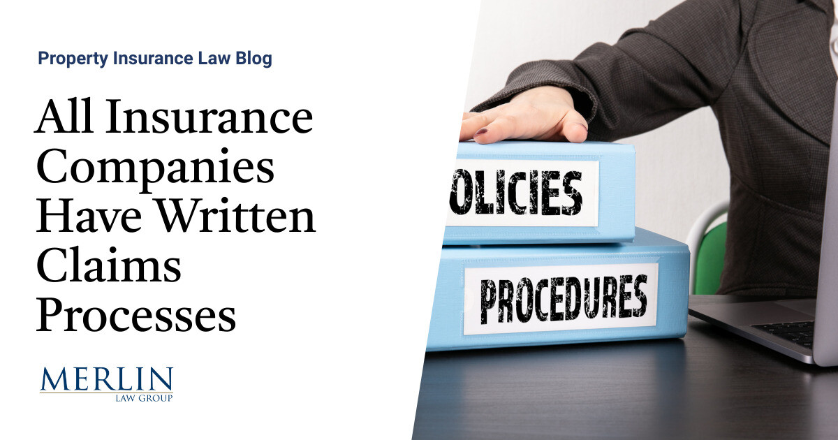 All Insurance Companies Have Written Claims Processes | Property ...