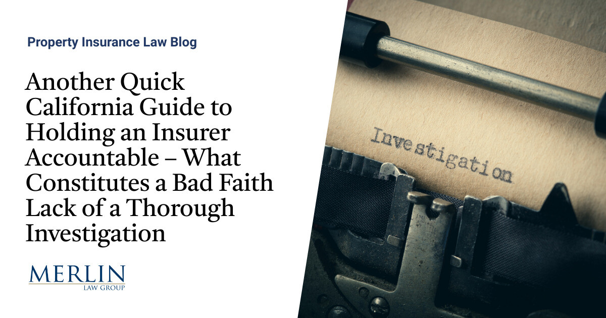 Another Quick California Guide to Holding an Insurer Accountable – What ...