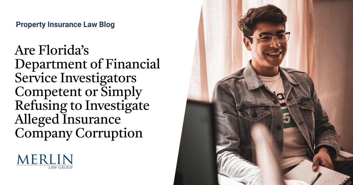 Are Florida’s Department of Financial Service Investigators Competent ...