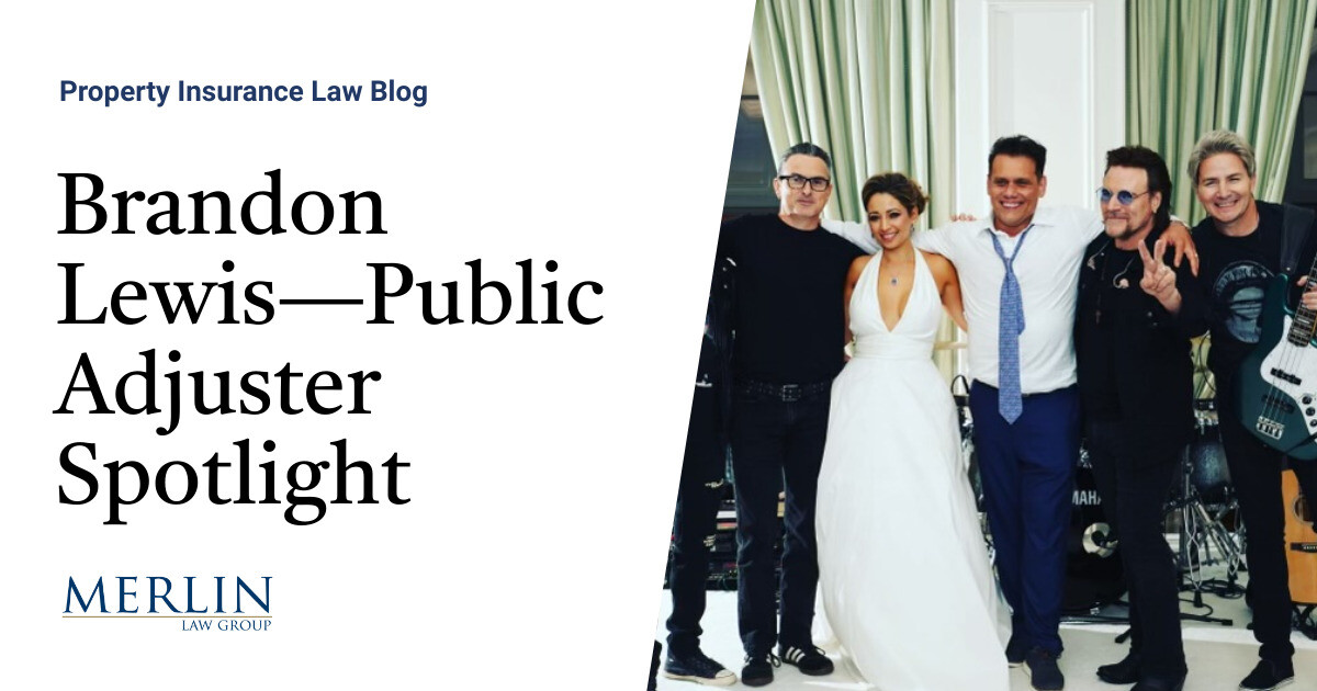 Brandon Lewis—Public Adjuster Spotlight | Property Insurance Coverage ...