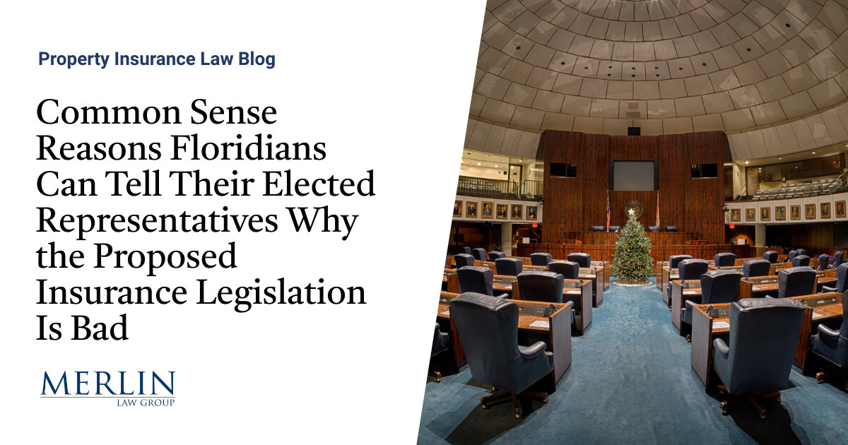 Common Sense Reasons Floridians Can Tell Their Elected Representatives ...