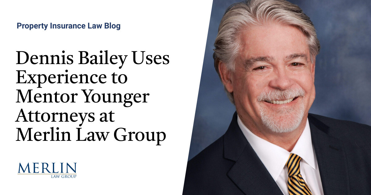 Dennis Bailey Uses Experience to Mentor Younger Attorneys at Merlin Law ...