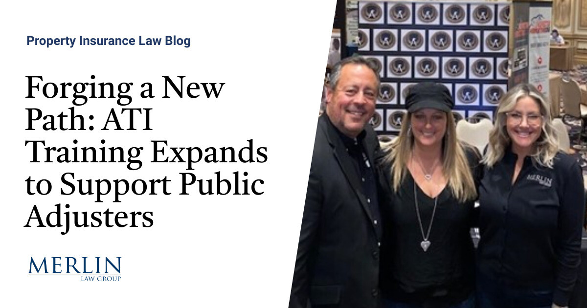 Forging a New Path: ATI Training Expands to Support Public Adjusters ...