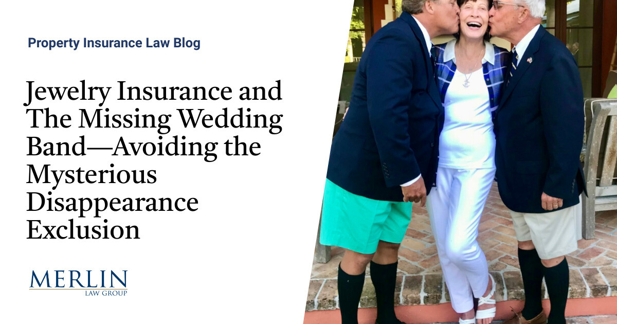 Jewelry Insurance and The Missing Wedding Band—Avoiding the Mysterious ...