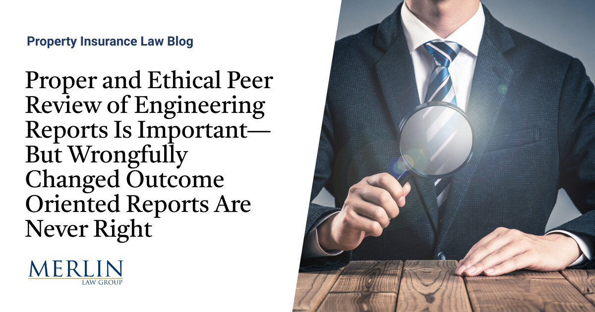 Proper and Ethical Peer Review of Engineering Reports Is Important—But ...