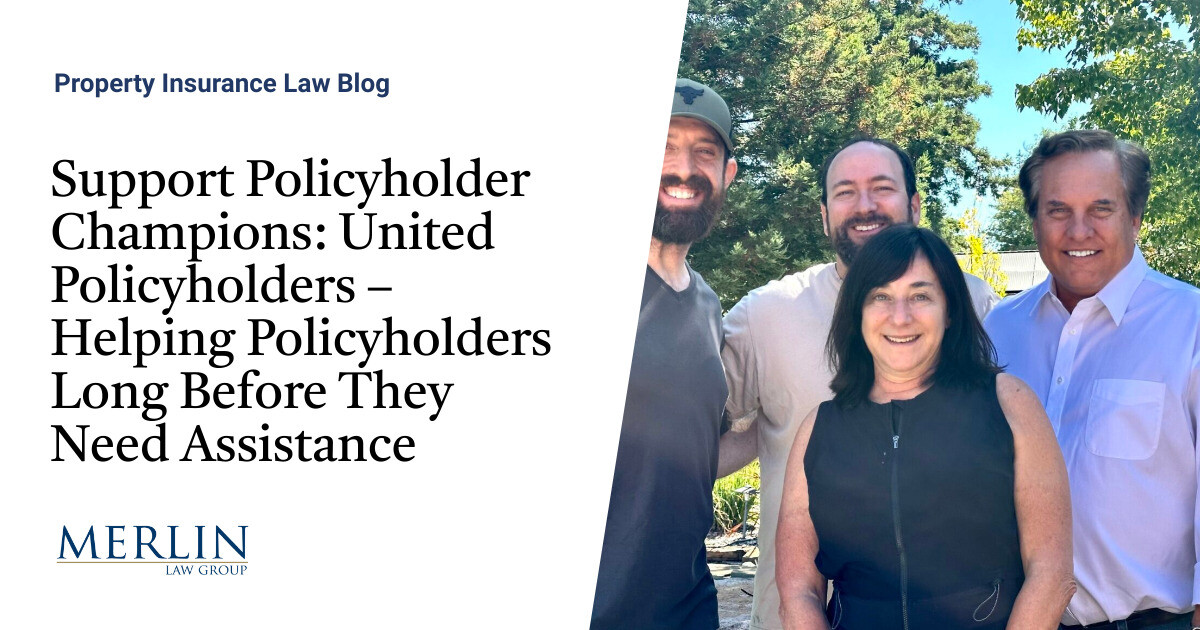 Support Policyholder Champions: United Policyholders – Helping ...